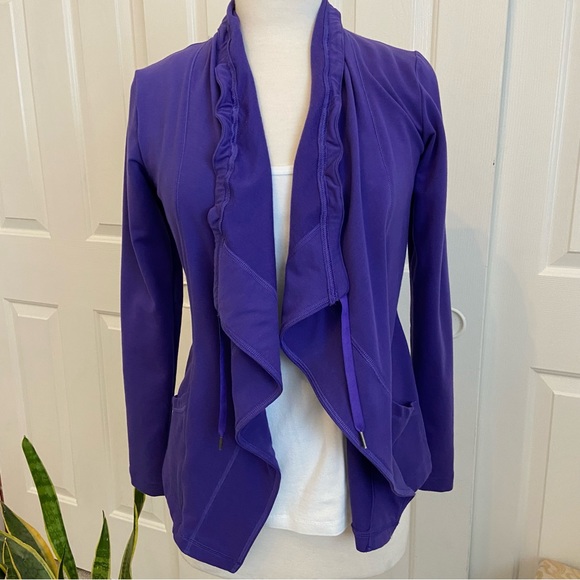 Lucy | Jackets & Coats | Lucy Athletic Jacket With Ruffled ...